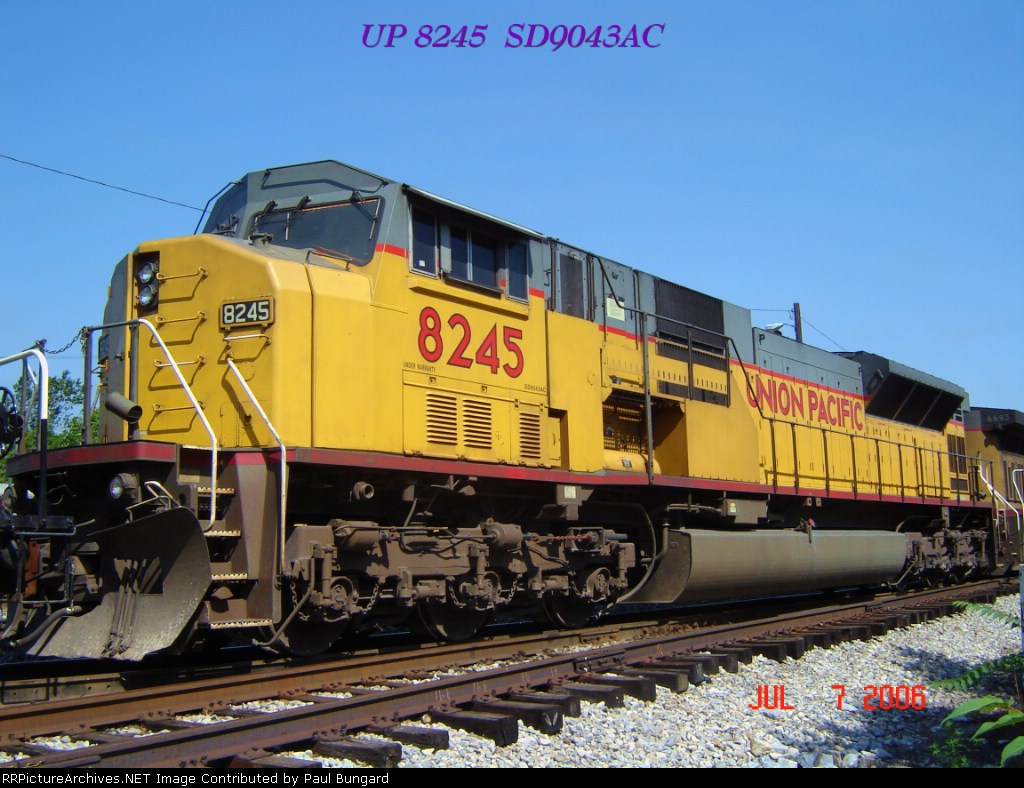 UP 8245 SD9043MAC 07/07/2006